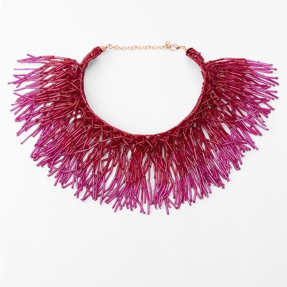 Zara | Jewelry | Zara Limited Edition Celeb Style Beaded Choker ...